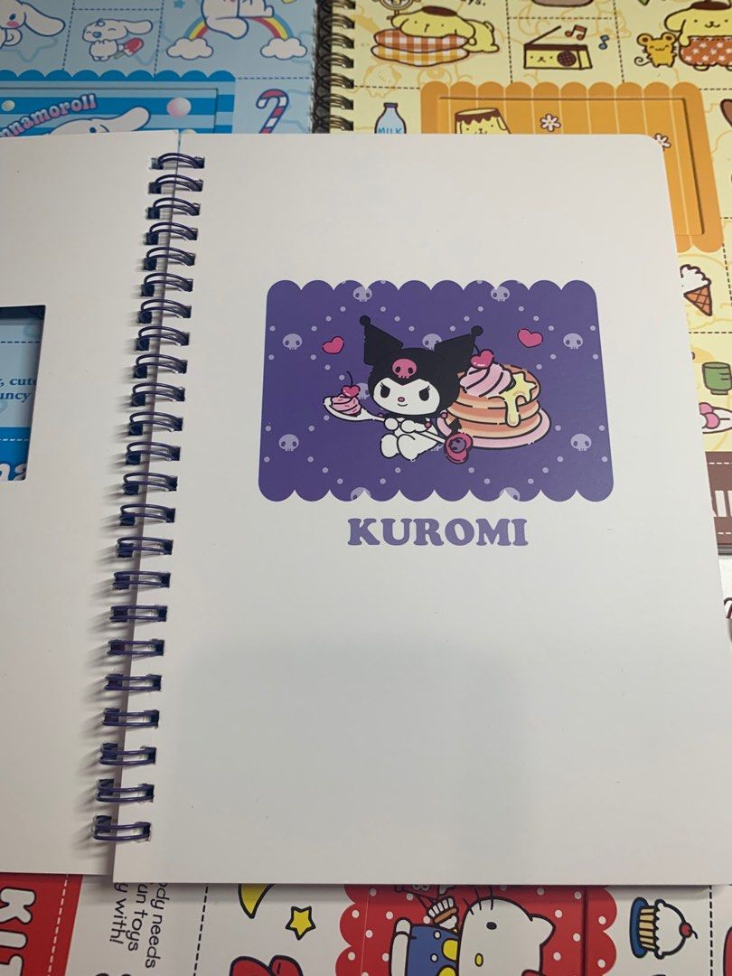 PURPLE KUROMI LINED NOTEBOOK KAWAII SANRIO, Hobbies & Toys, Stationery ...