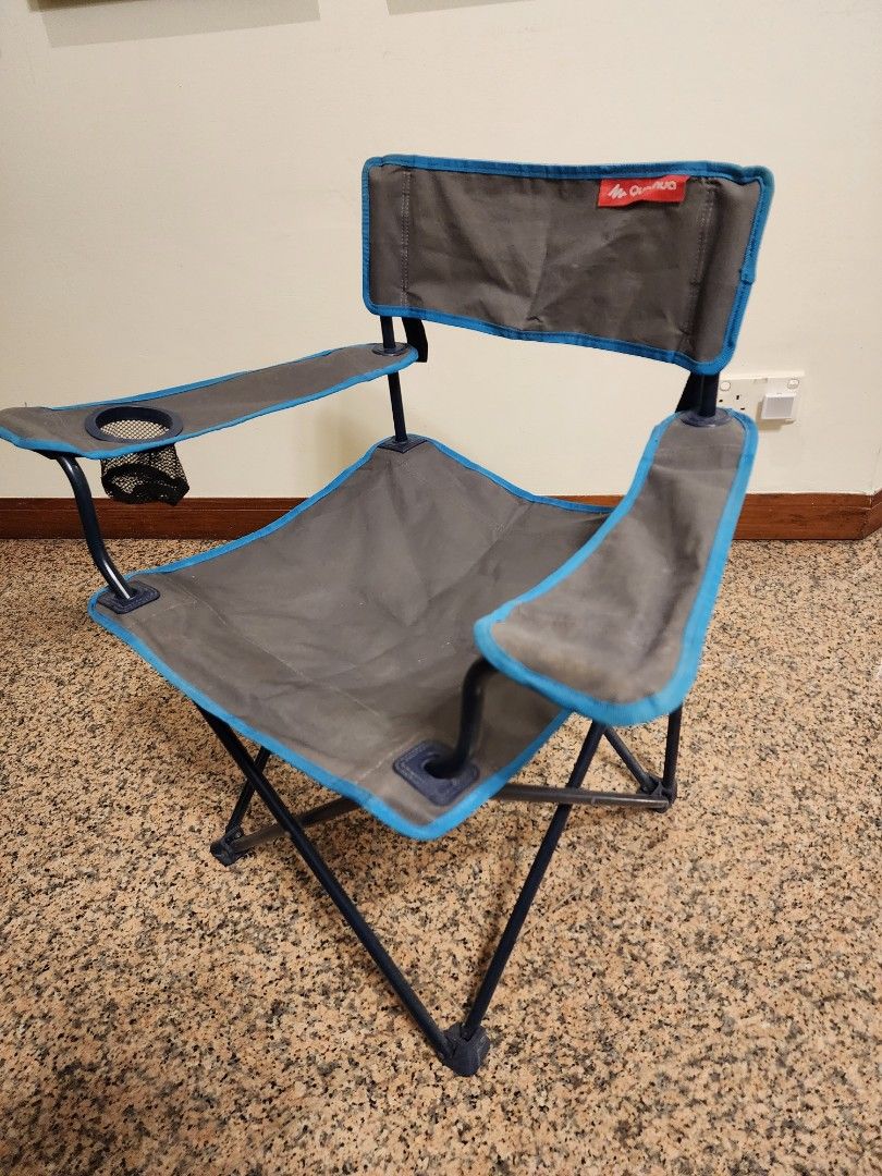 Quechua foldable and portable arm chair, Furniture & Home Living ...
