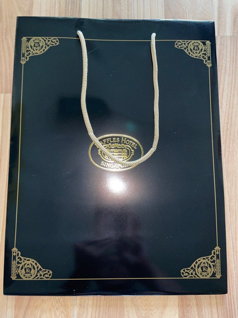 Raffles Hotel Paper Bag Carrier, Luxury, Accessories on Carousell