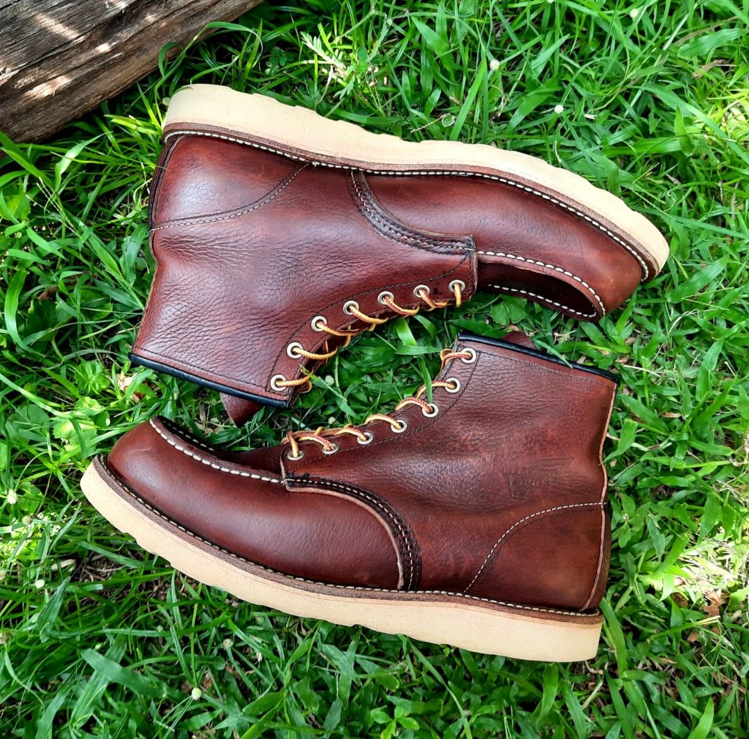Red Wing 8138 Briar Oil Slick Moc Toe Redwing on Carousell