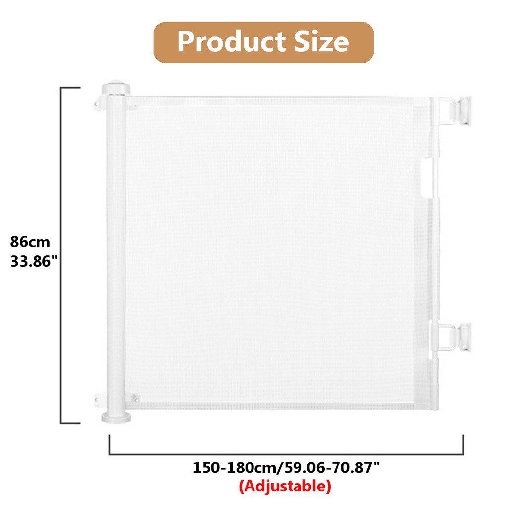Retractable Safety Gate ( Babies / Pets ), Babies & Kids, Baby Nursery ...