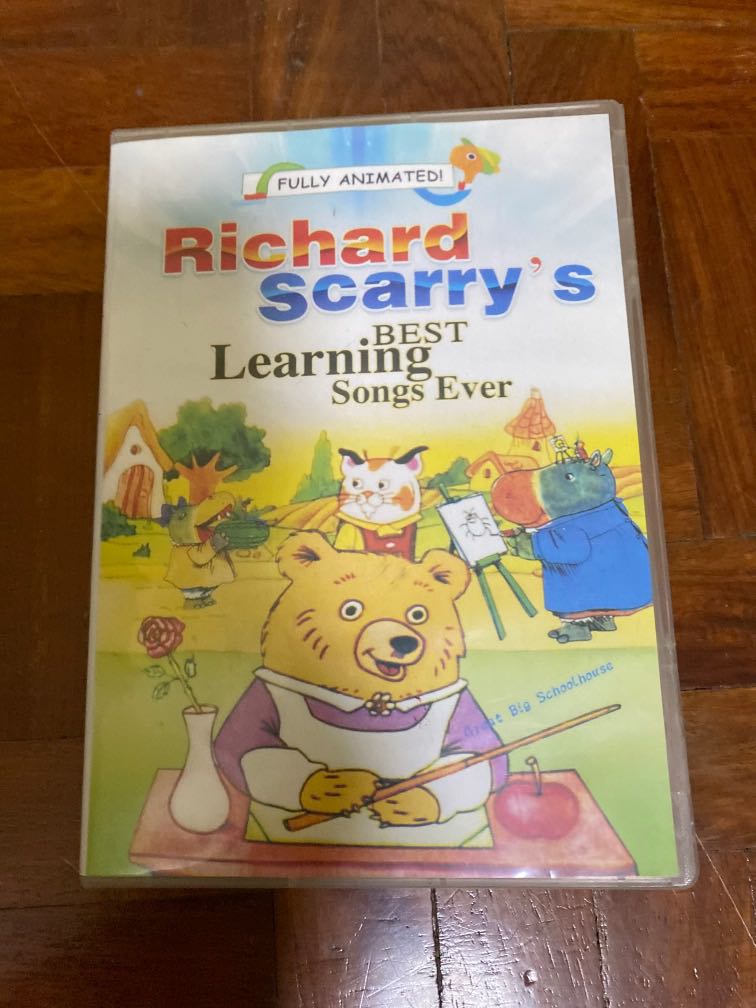Richard Scarry DVDs, Hobbies & Toys, Music & Media, CDs & DVDs on Carousell