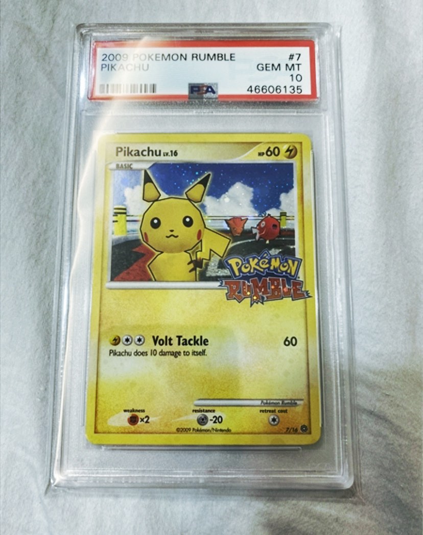 Rumble Pikachu PSA 10 pop 18, Hobbies & Toys, Toys & Games on Carousell