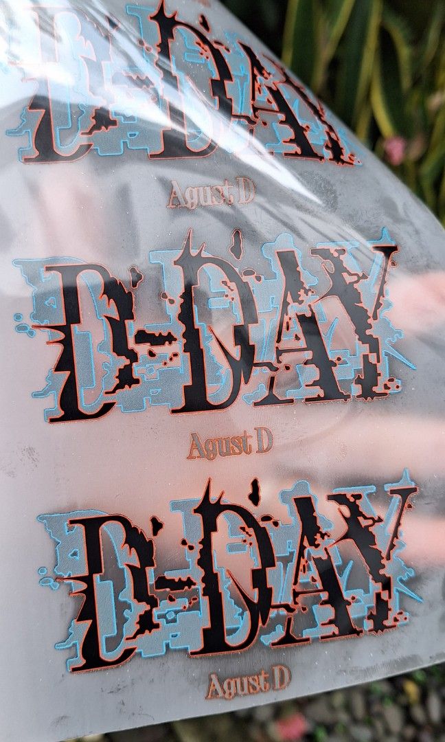 Sablon Setrika DTF Suga Agust D D-Day, K-Wave di Carousell