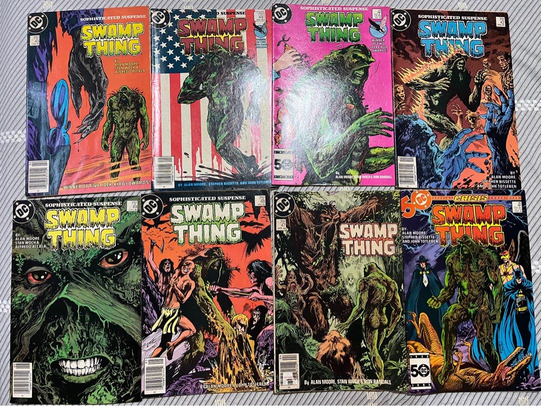 Saga of Swamp Thing comics run 42-71 Alan Moore John Constantine ...