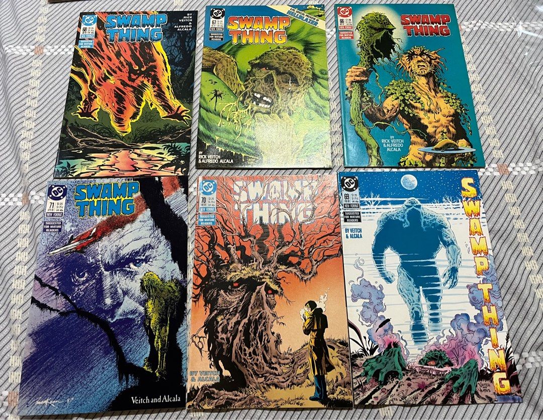 Saga of Swamp Thing comics run 42-71 Alan Moore John Constantine ...