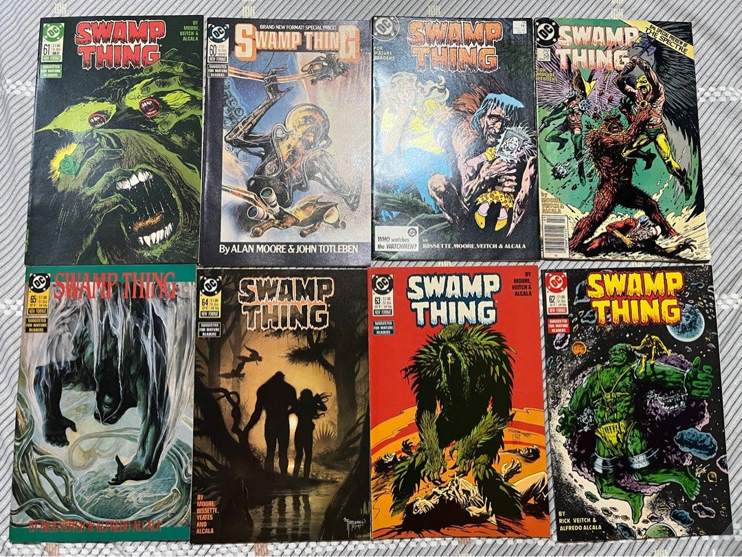 Saga of Swamp Thing comics run 42-71 Alan Moore John Constantine ...