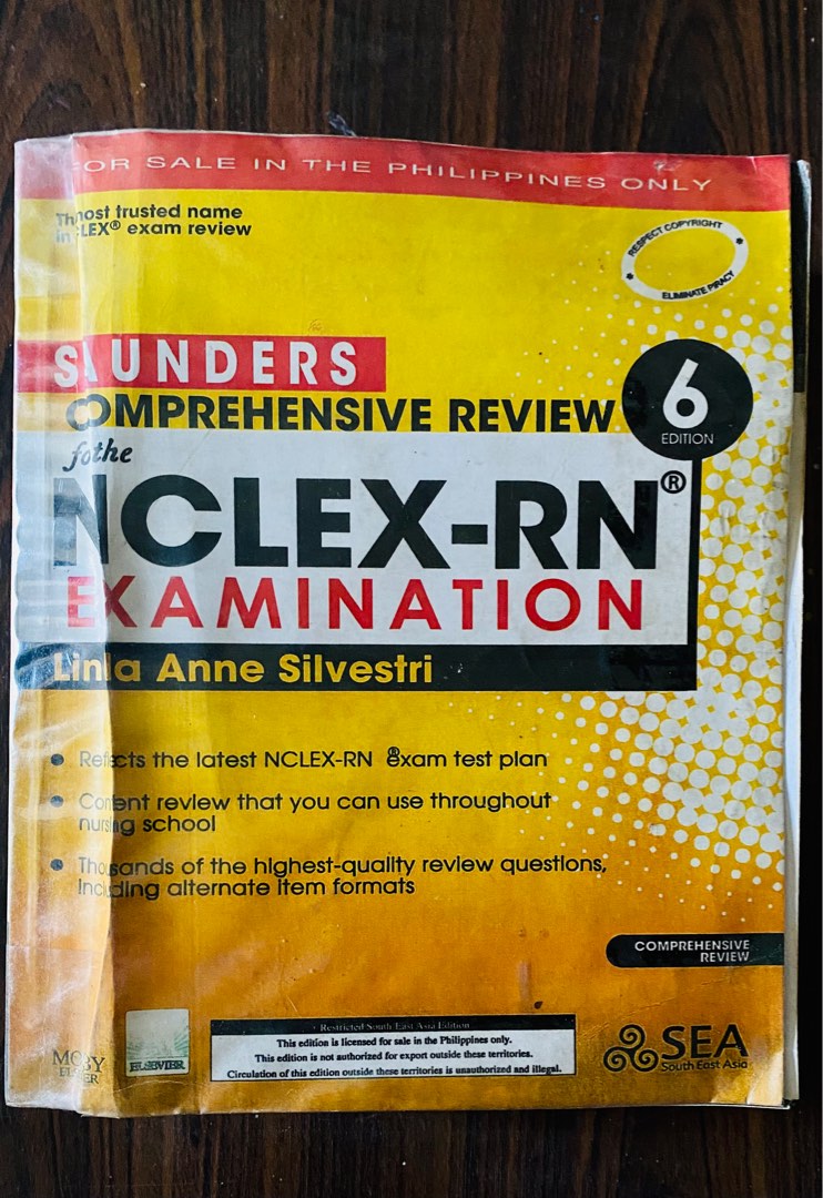 Saunders Comprehensive Review NCLEX RN, Hobbies & Toys, Books ...