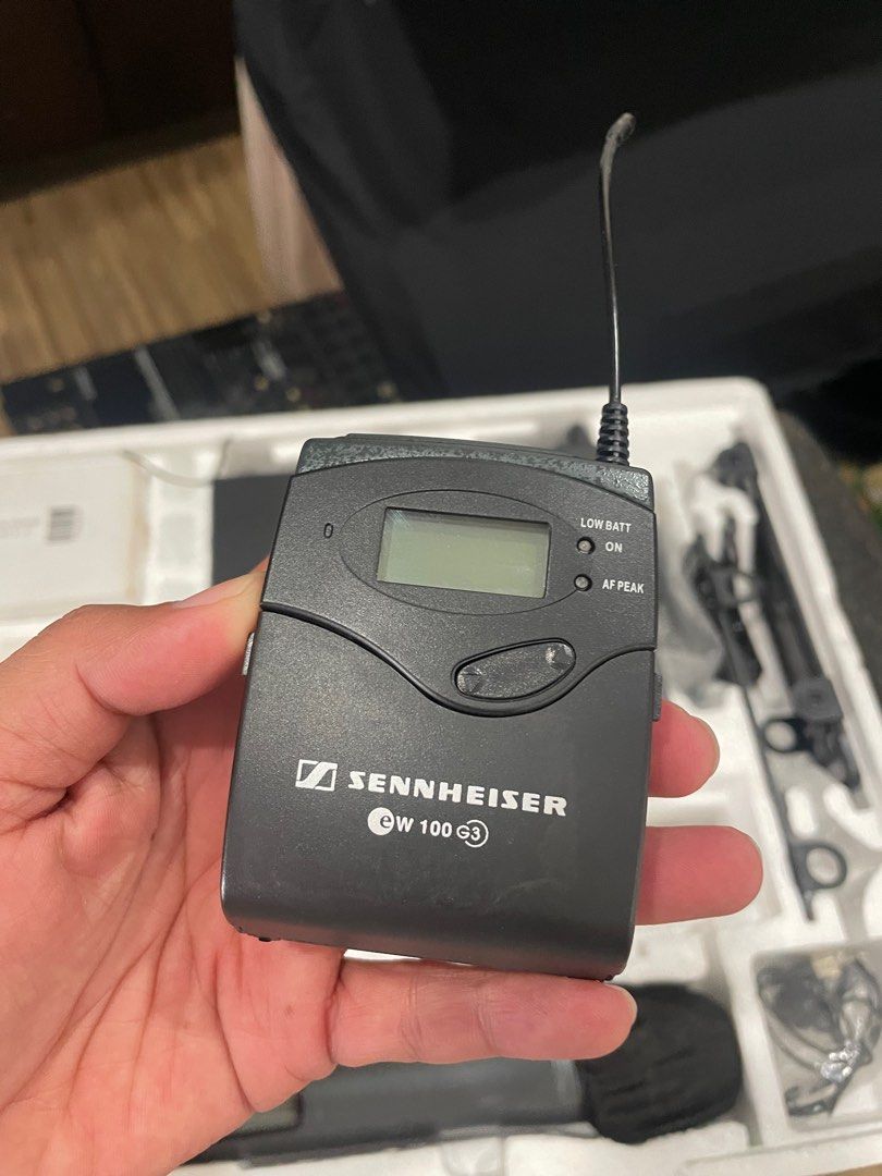 Sennheiser wireless mic ew100 G3 package, Audio, Microphones on Carousell