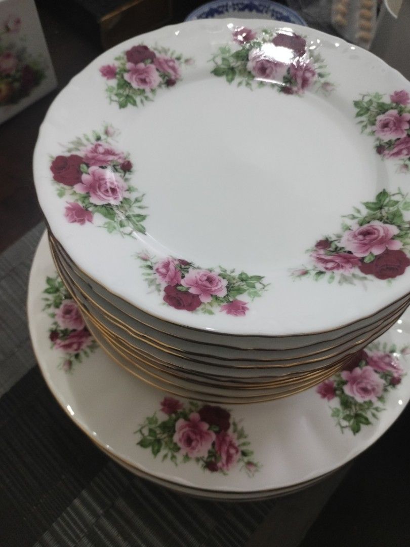 set pinggan vantage, Furniture & Home Living, Kitchenware & Tableware ...