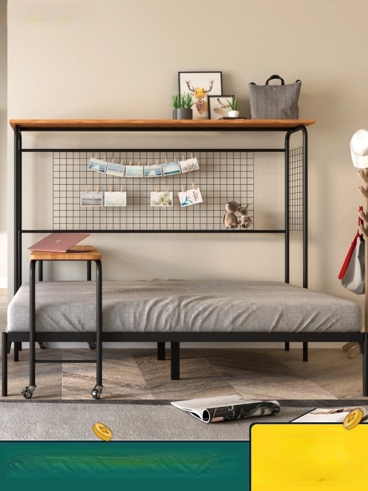 SHAKER Industrial Study Bedframe, Furniture & Home Living, Furniture ...
