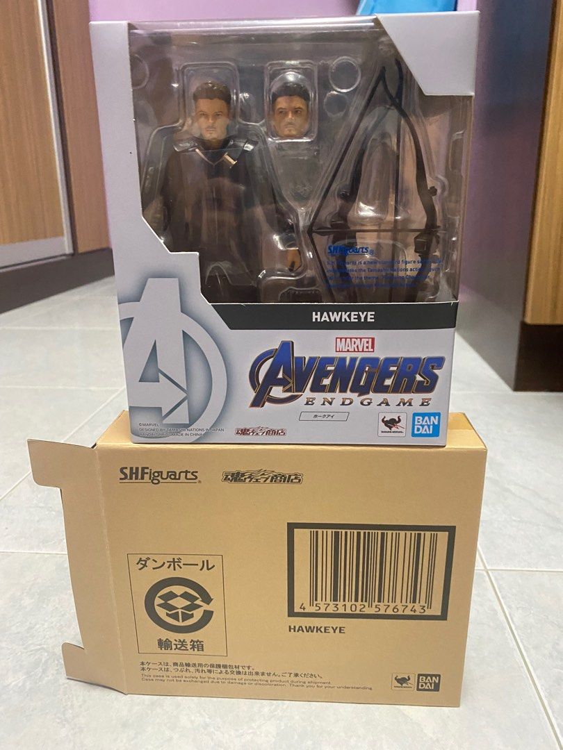 Shf sh figuarts Marvel Avengers End Game Hawkeye Figure, Hobbies & Toys, Toys & Games on Carousell