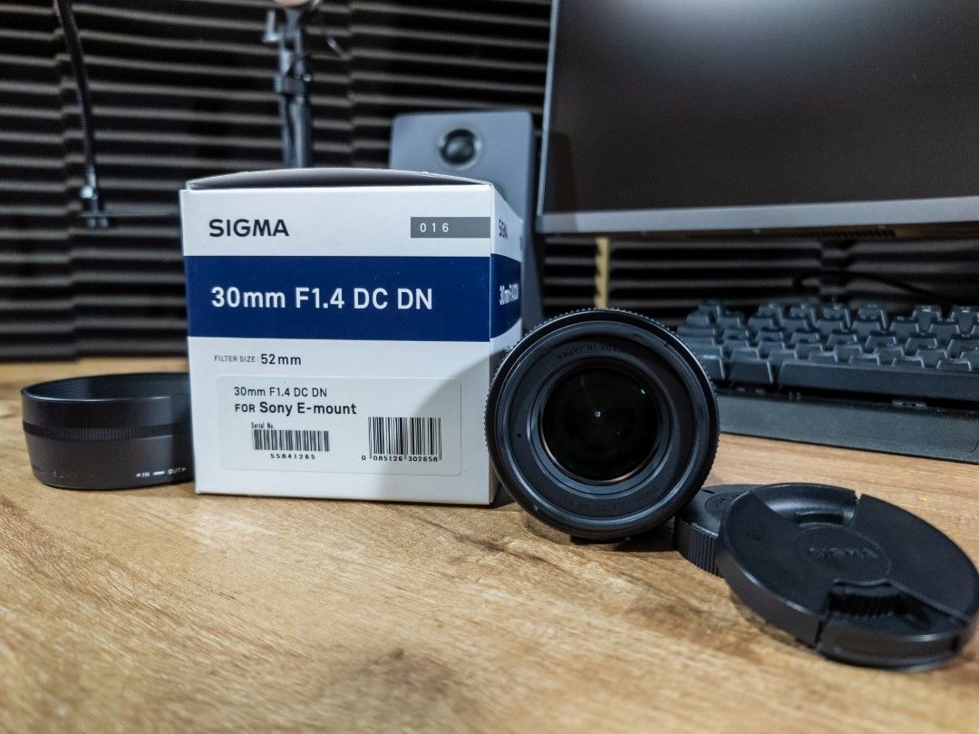 Sigma 30mm F1.4 DC DN Contemporary Lens for Sony E-Mount APSC Cameras ...