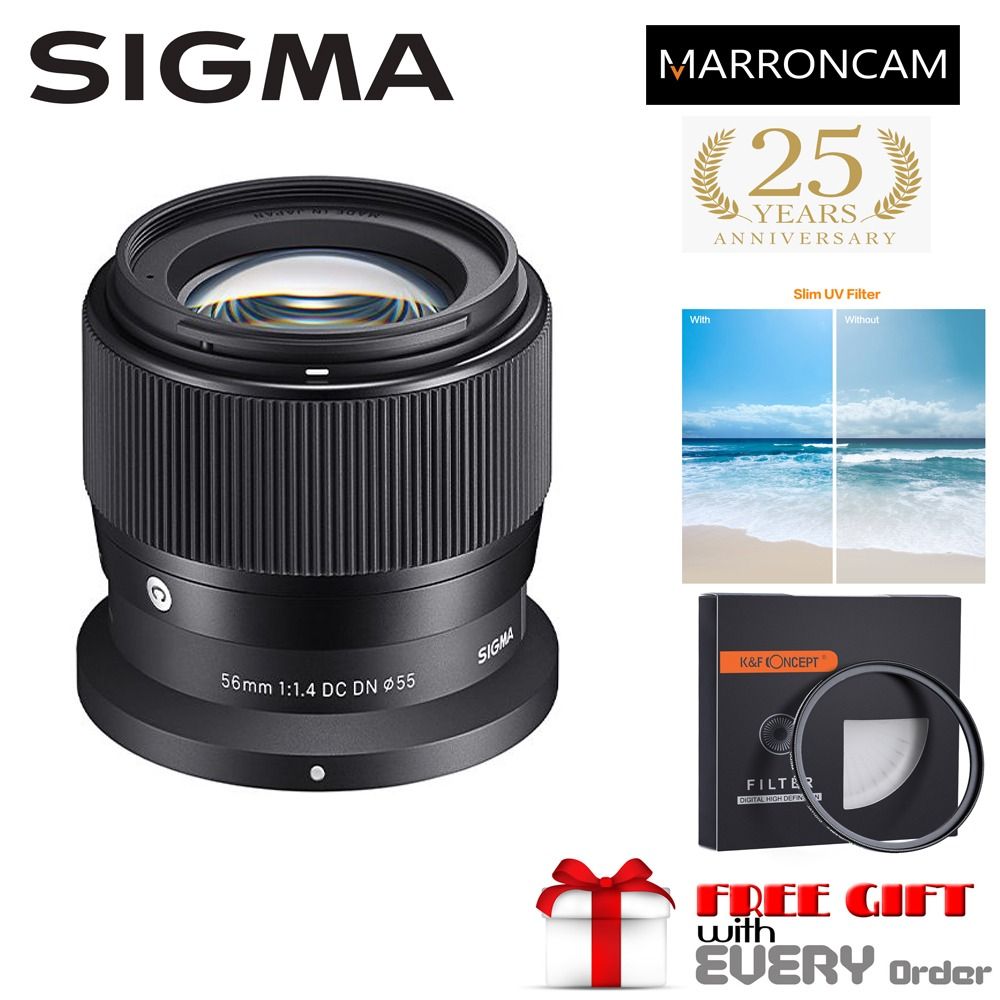 Sigma 56mm f/1.4 DC DN Contemporary Lens (Nikon Z), Photography, Lens ...