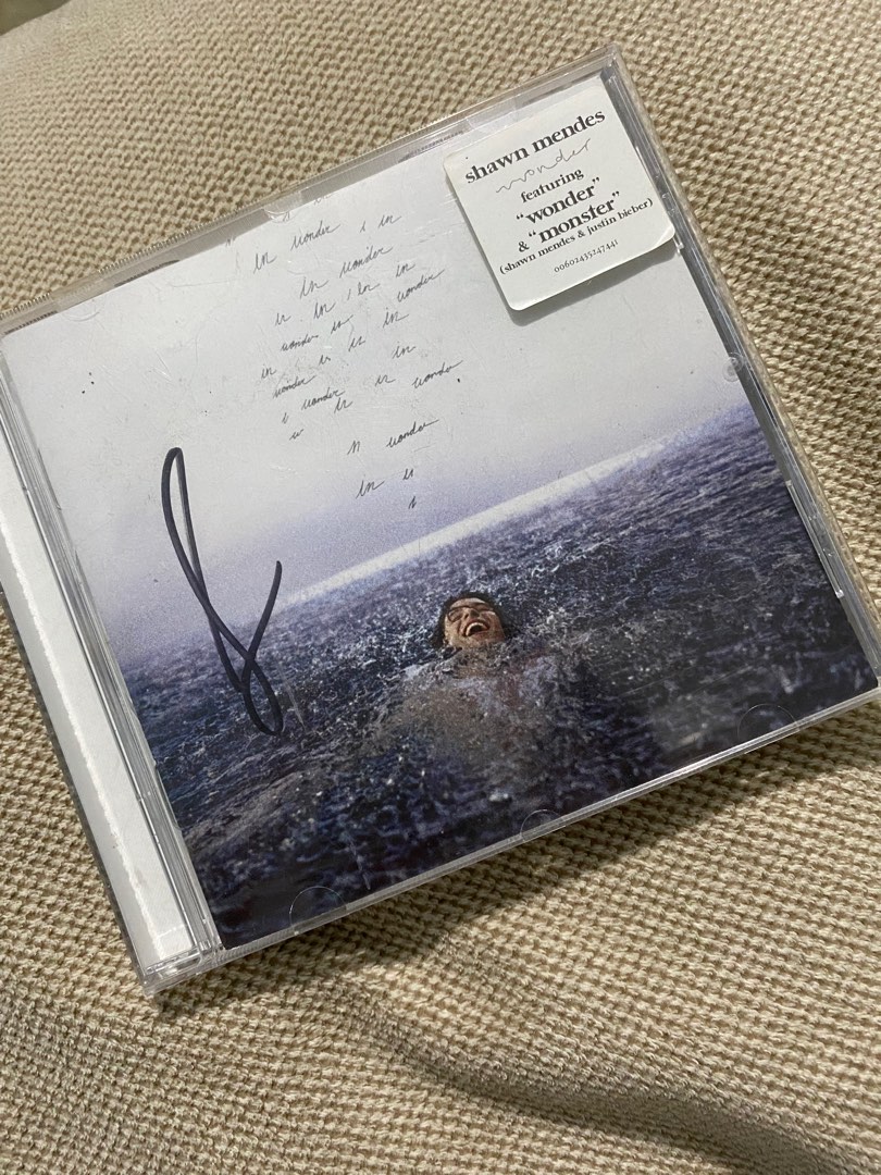SIGNED WONDER ALBUM BY SHAWN MENDES on Carousell