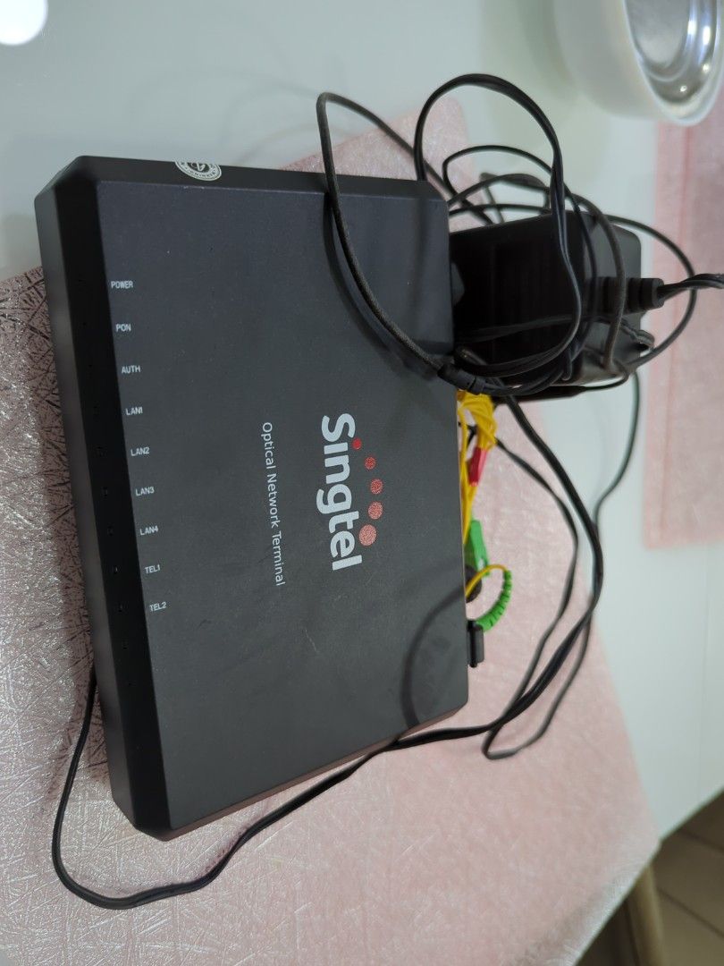 Singtel optical network terminal, Computers & Tech, Parts & Accessories ...