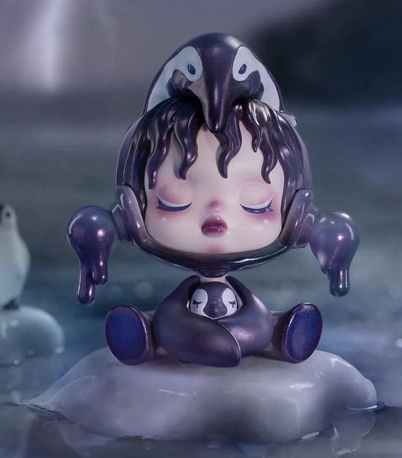 skull panda mare of animals (penguin & moth), Hobbies & Toys, Toys ...