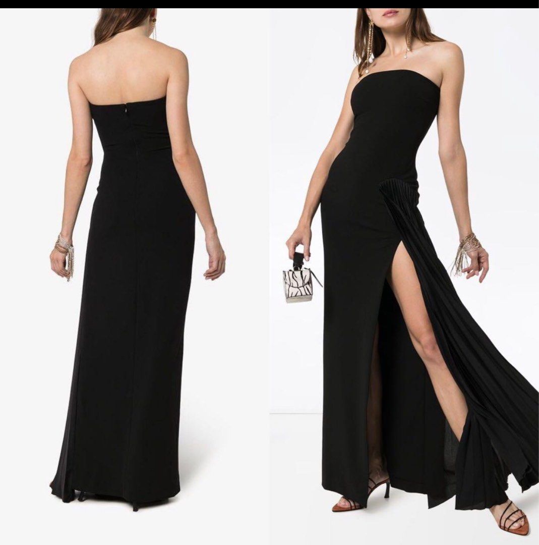 Solace London Dolly Maxi Dress (Black), Women's Fashion, Dresses & Sets ...