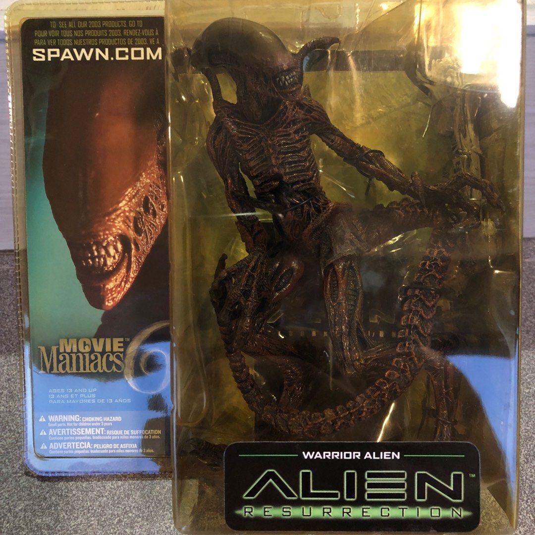SPAWN MOVIE MANIACS 6 ALIEN RESURRECTION WARRIOR ALIEN, Hobbies & Toys ...