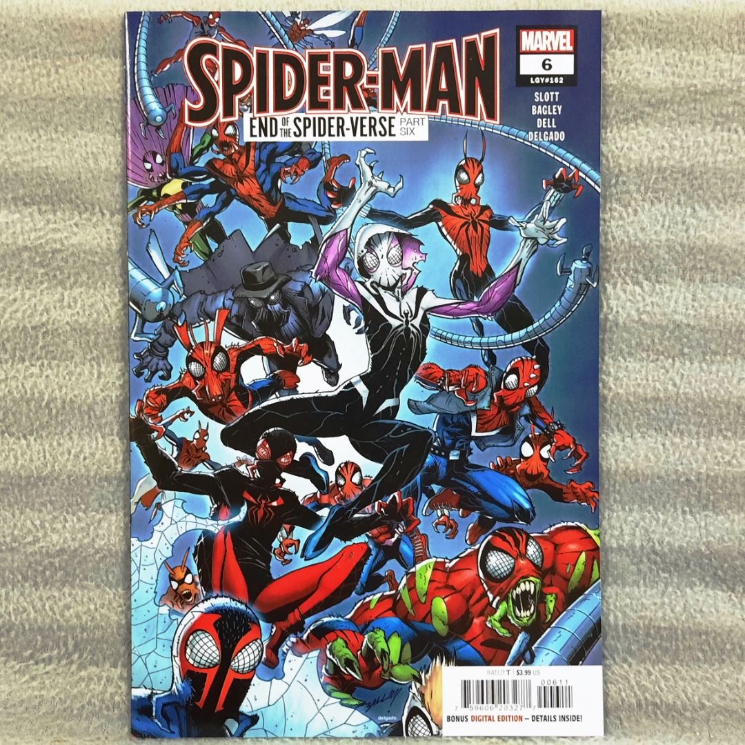 Spider-Man #6 (2022 Marvel Comics) Dan Slott, Mark Bagley, Hobbies ...