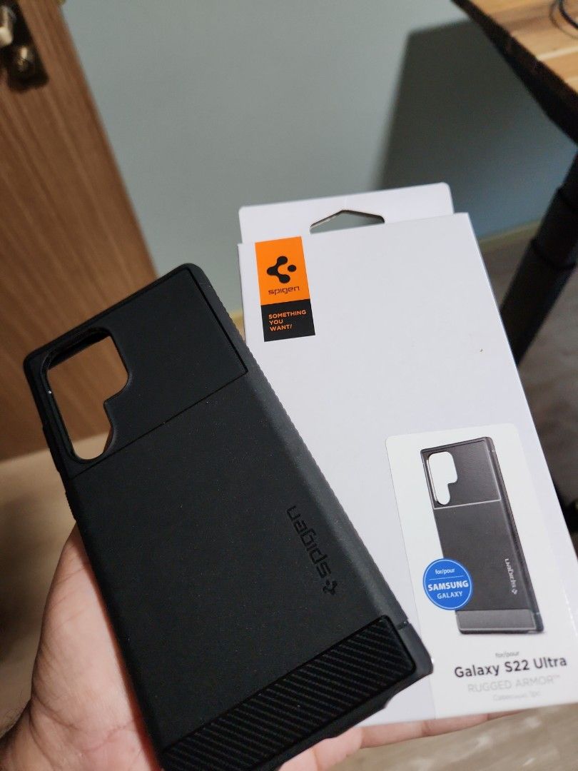 Spigen s22 ultra rugged armor, Mobile Phones & Gadgets, Mobile & Gadget ...