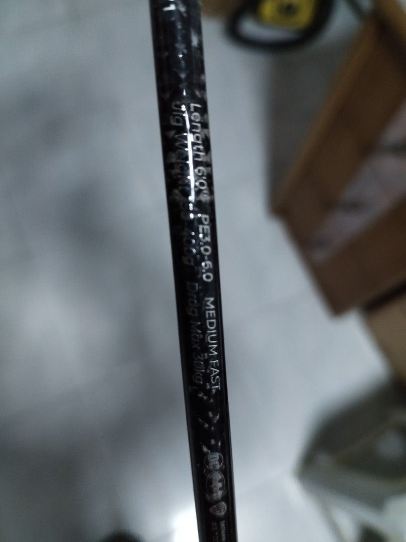 Batman Spinning rod PE3-5, Sports Equipment, Fishing on Carousell