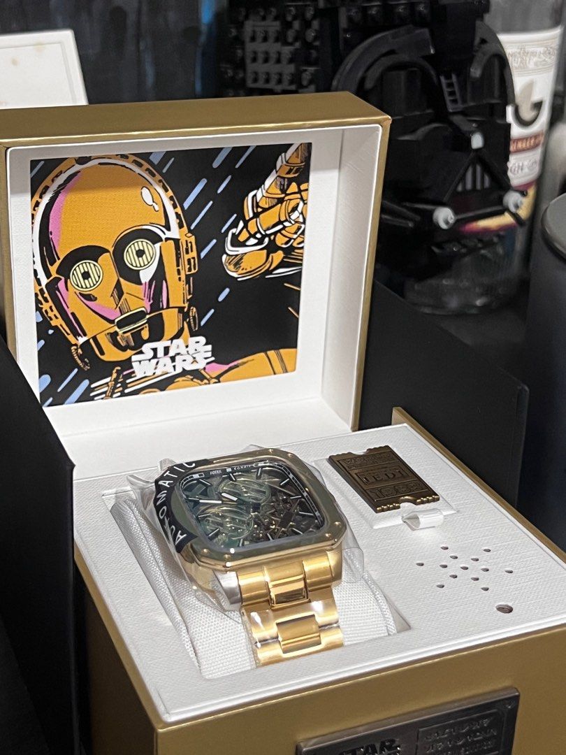 Star Wars x Fossil Limited Edition C3PO Automatic Watch, Men's Fashion ...