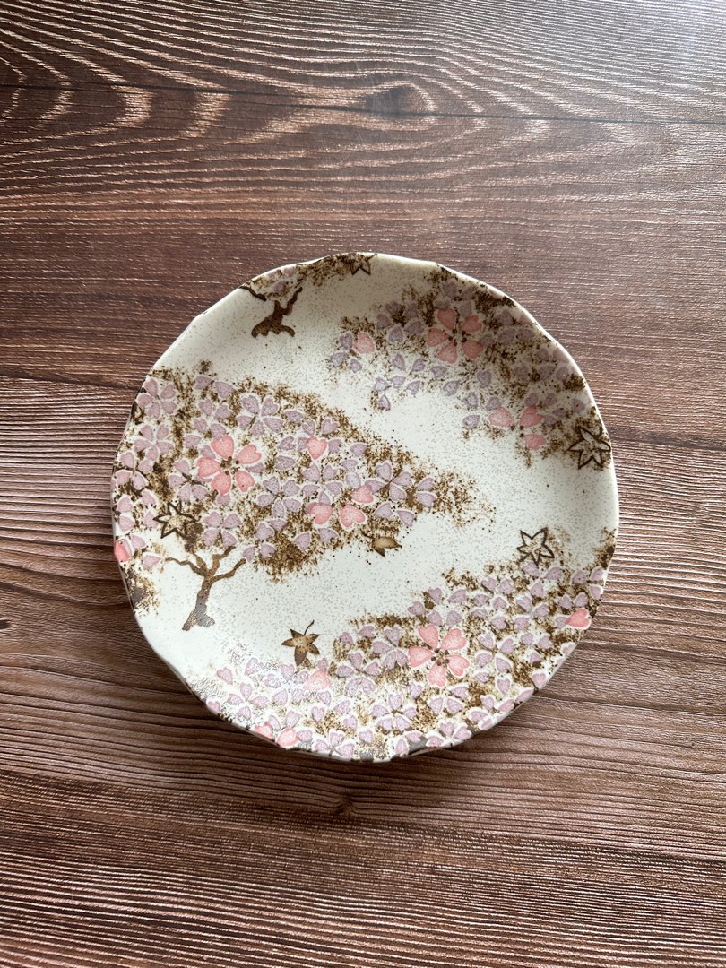 Stoneware Sakura plate, Furniture & Home Living, Kitchenware ...