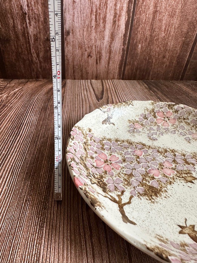 Stoneware Sakura plate, Furniture & Home Living, Kitchenware ...