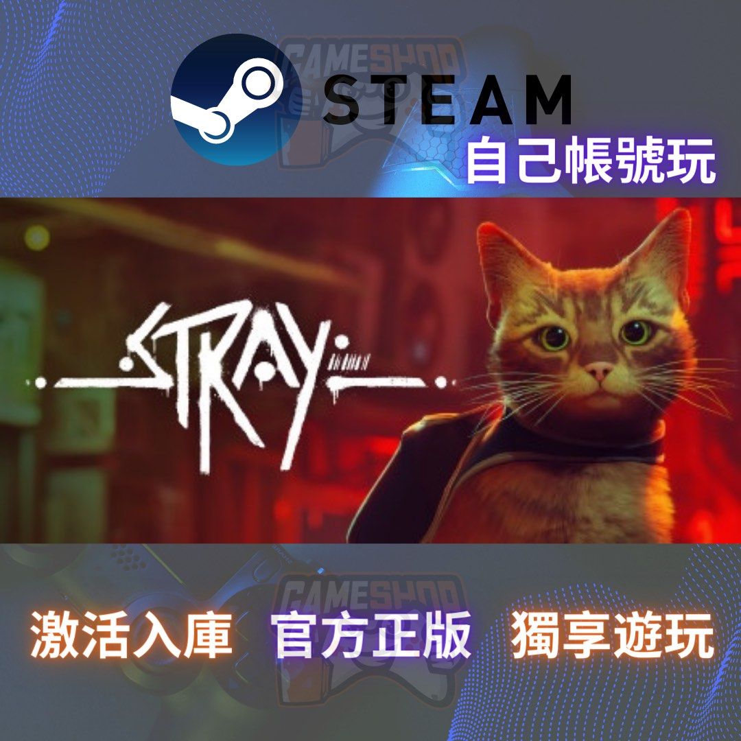 Stray Pc Steam game 官方正版Steam game 快速激活入Steam庫 自己帳號遊玩 全DLC入庫 官方同步更新‼️另有 ...