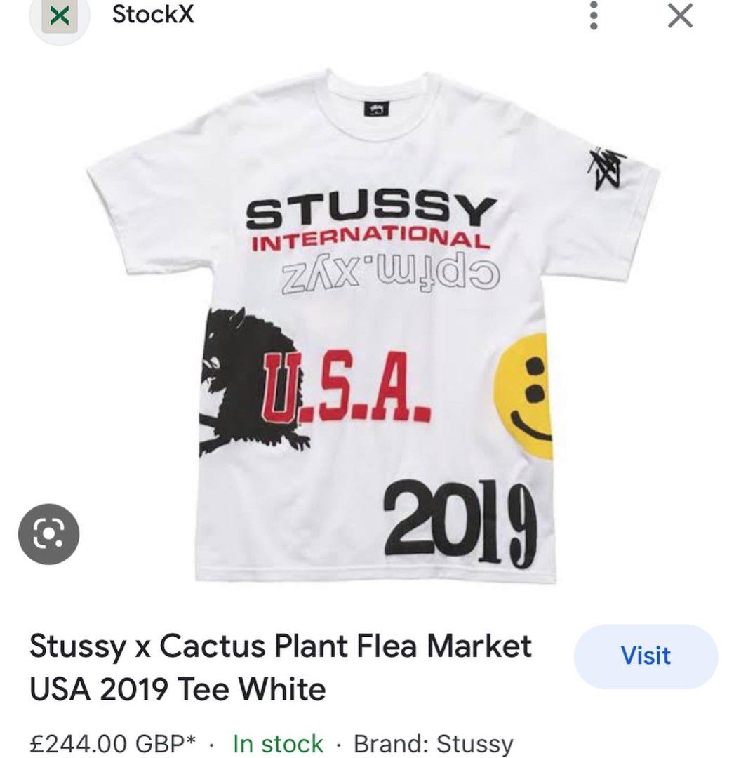 Stussy x CPFM 2019 tee, Men's Fashion, Activewear on Carousell