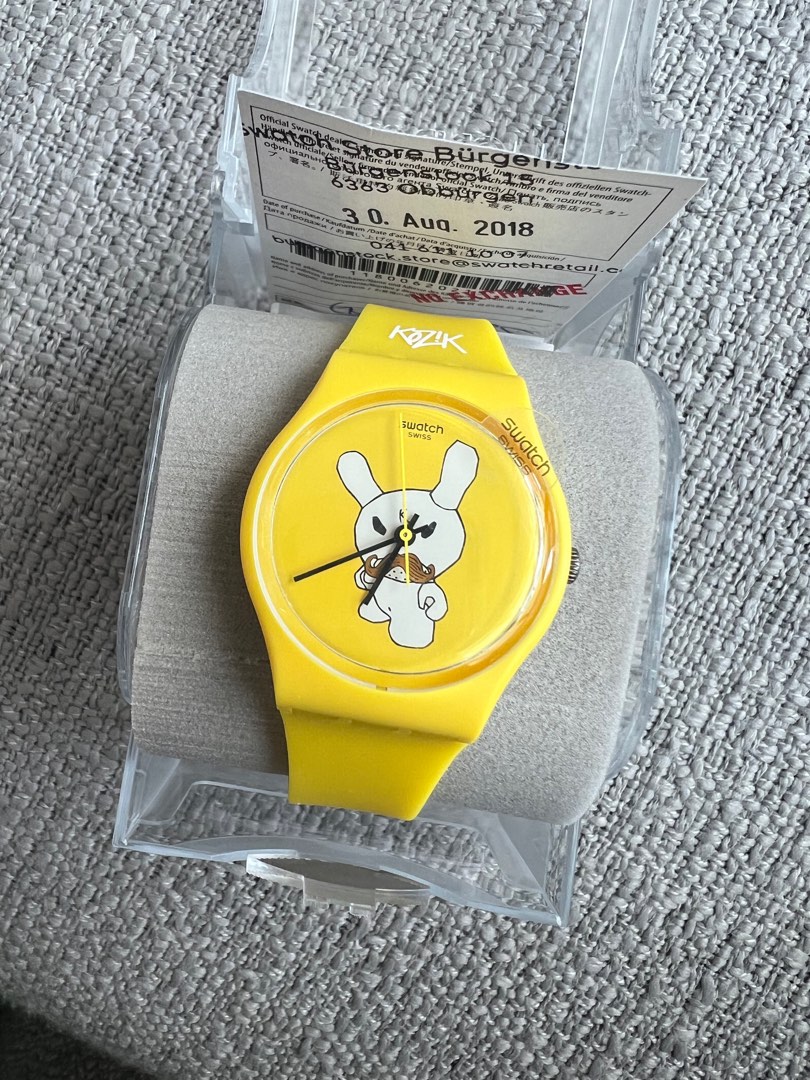 Swatch Kozik Kidrobot GJ130 Wristwatch, Women's Fashion, Watches ...