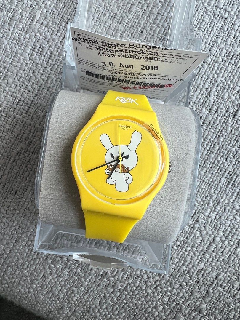 Swatch Kozik Kidrobot GJ130 Wristwatch, Women's Fashion, Watches ...