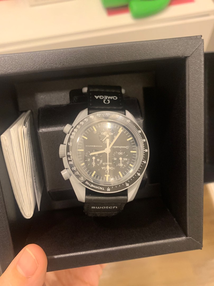 Swatch Omega Watch, Luxury, Watches on Carousell