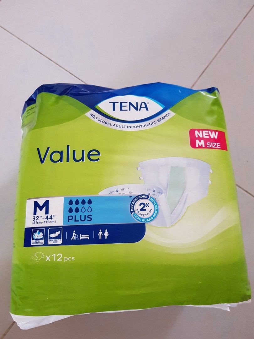 TENA DIAPERS, Health & Nutrition, Medical Supplies & Tools on Carousell