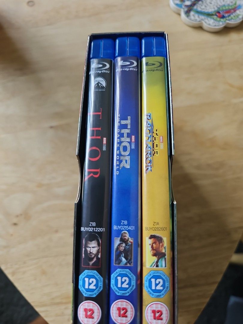 Thor Trilogy Blu-Ray box set, TV & Home Appliances, TV & Entertainment ...