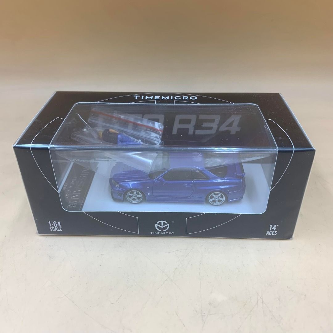 Time Mirco 1/64 Scale Fast and Furious Skyline GT-R R34, Open-Hood ...
