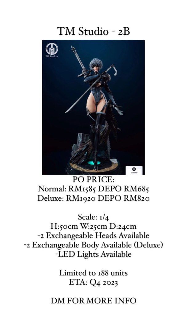 TM Studio - 2B, Hobbies & Toys, Toys & Games on Carousell