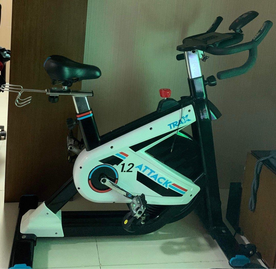 Trax Attack 1.2 Stationary Bike Smooth and Quiet Belt Drive ...