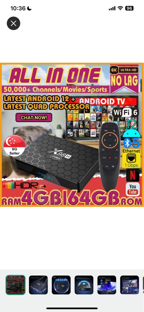 TV box plug-and-play X98 pro, TV & Home Appliances, TV & Entertainment ...