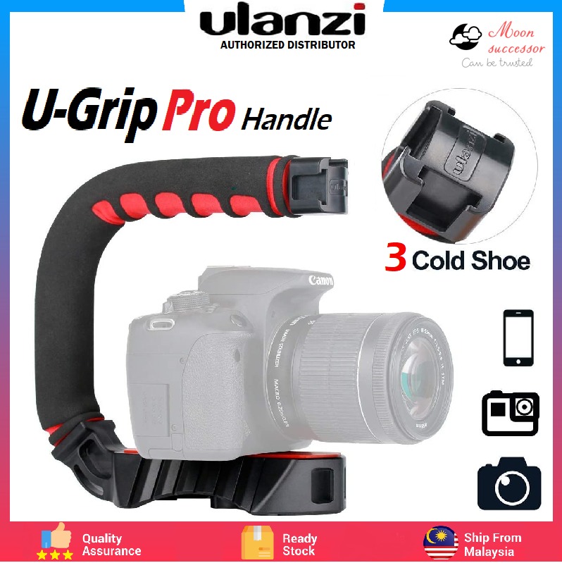 Ulanzi U-Grip Pro Video Rig Steadicam with Triple Cold Shoe Stabilizing ...