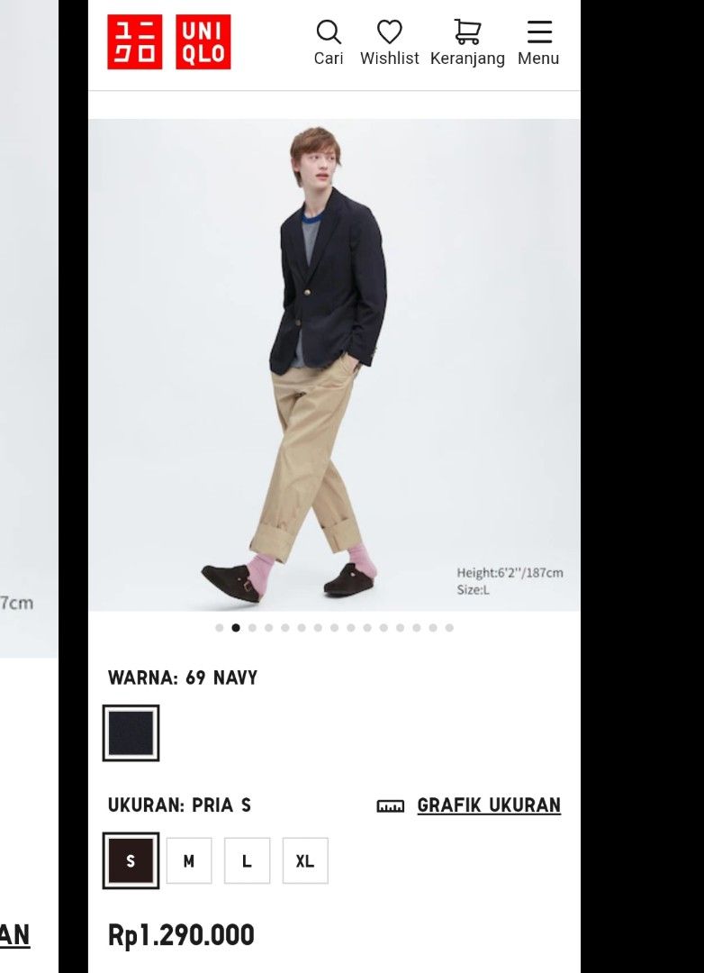 Uniqlo premium linen blazer jas tuxedo, Fesyen Pria, Pakaian , Atasan di Carousell