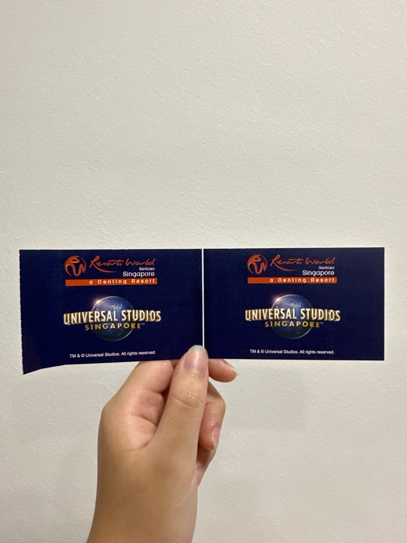 universal studios singapore USS adult ticket, Tickets & Vouchers, Local ...