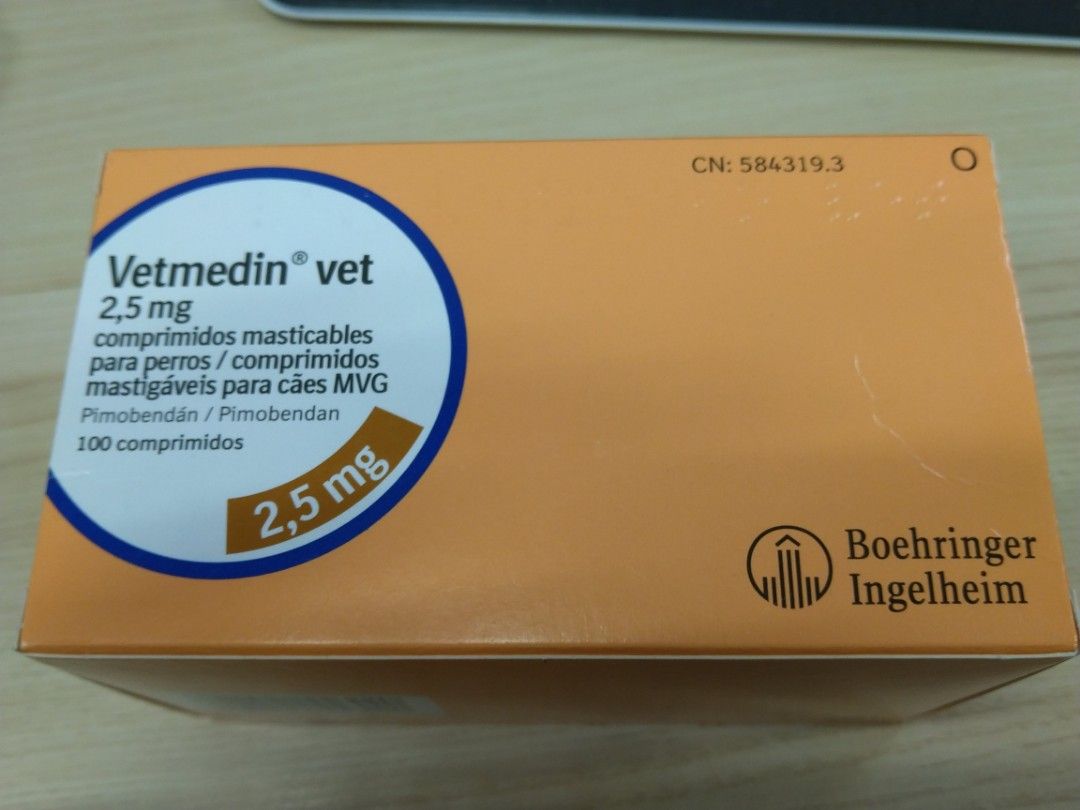 Vetmedin 2.5mg 100 tablets, 寵物用品, 寵物衣服 - Carousell
