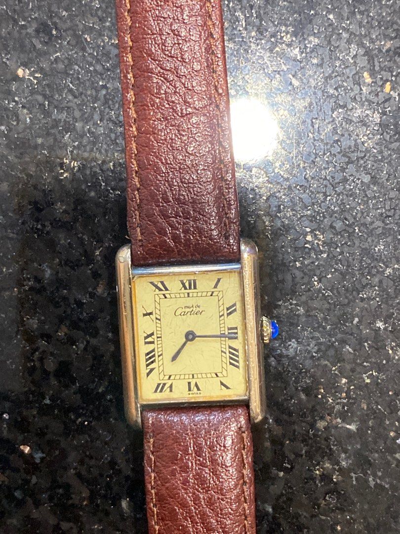 Vintage Cartier ladies watch. Handwound, Women's Fashion, Watches ...