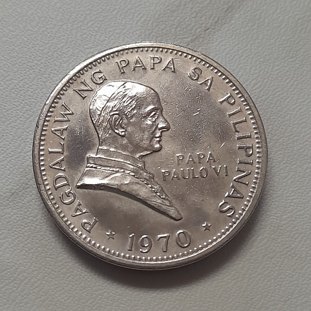 Vintage Coin: (POPE PAUL & F.MARCOS) 1970 Pope Paul Visit to Manila ...
