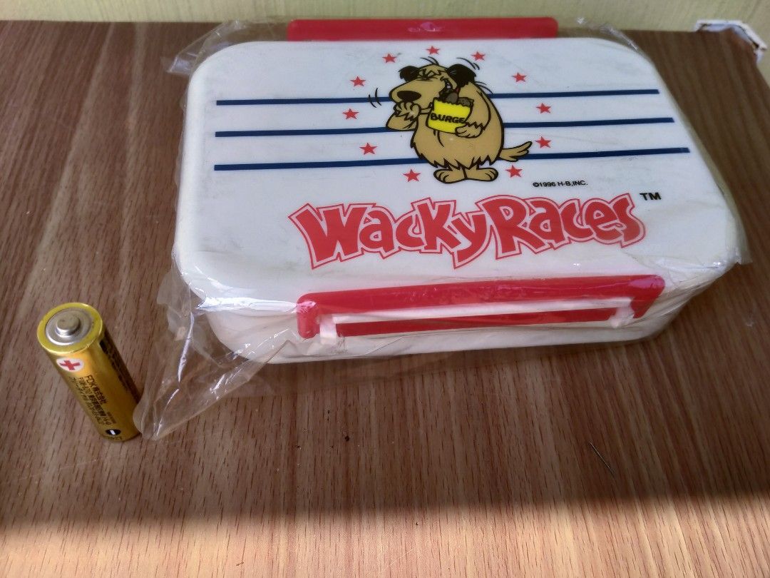 Vintage Hanna Barbera Wacky Races baunan lunch box on Carousell