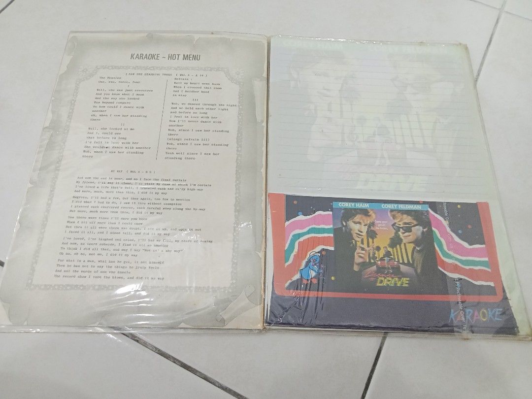 Vintage Karaoke Letter Set, Hobbies & Toys, Collectibles & Memorabilia ...