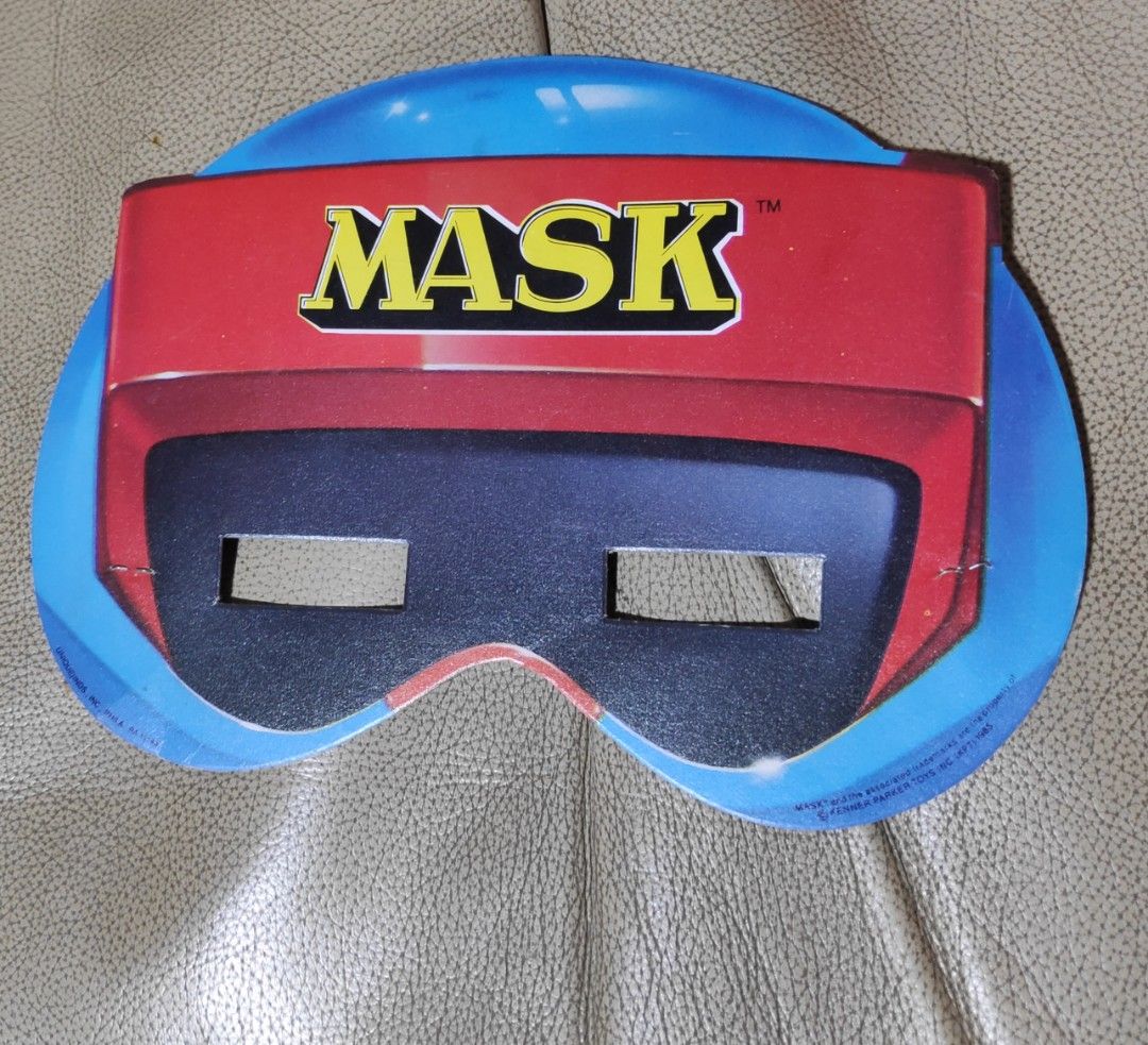 vintage M.A.S.K paper mask toy, Hobbies & Toys, Collectibles ...