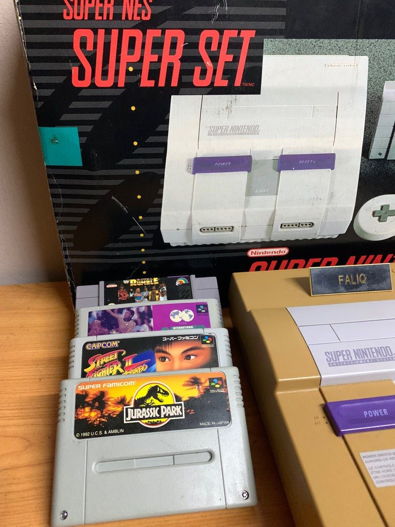 Vintage Super Nintendo SNES System 1991, Video Gaming, Video Game ...